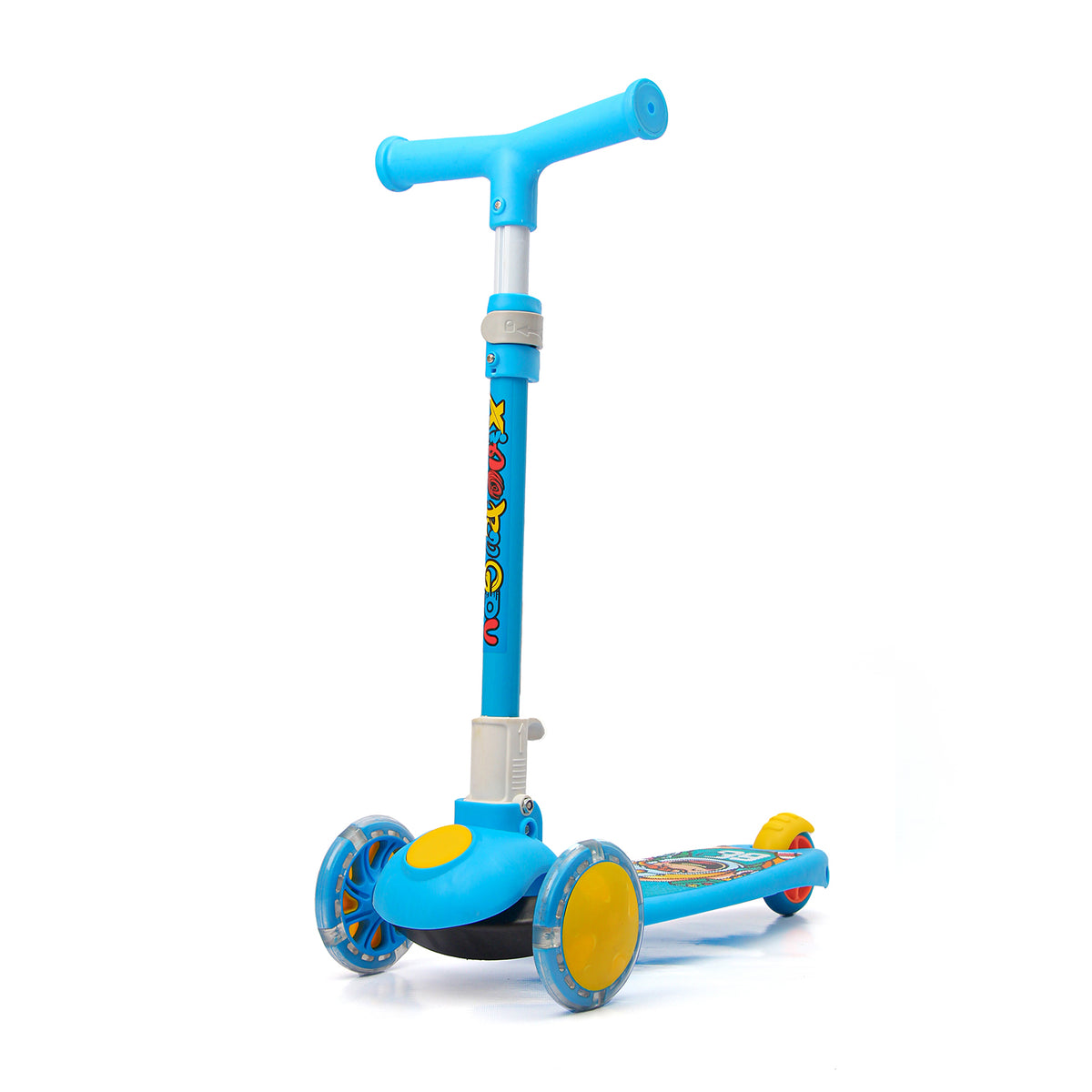 Kick Scooter for Kids 2 8 Yrs Height Adjustable Foldable Aluminum Blue Online in Pakistan Snug N Play
