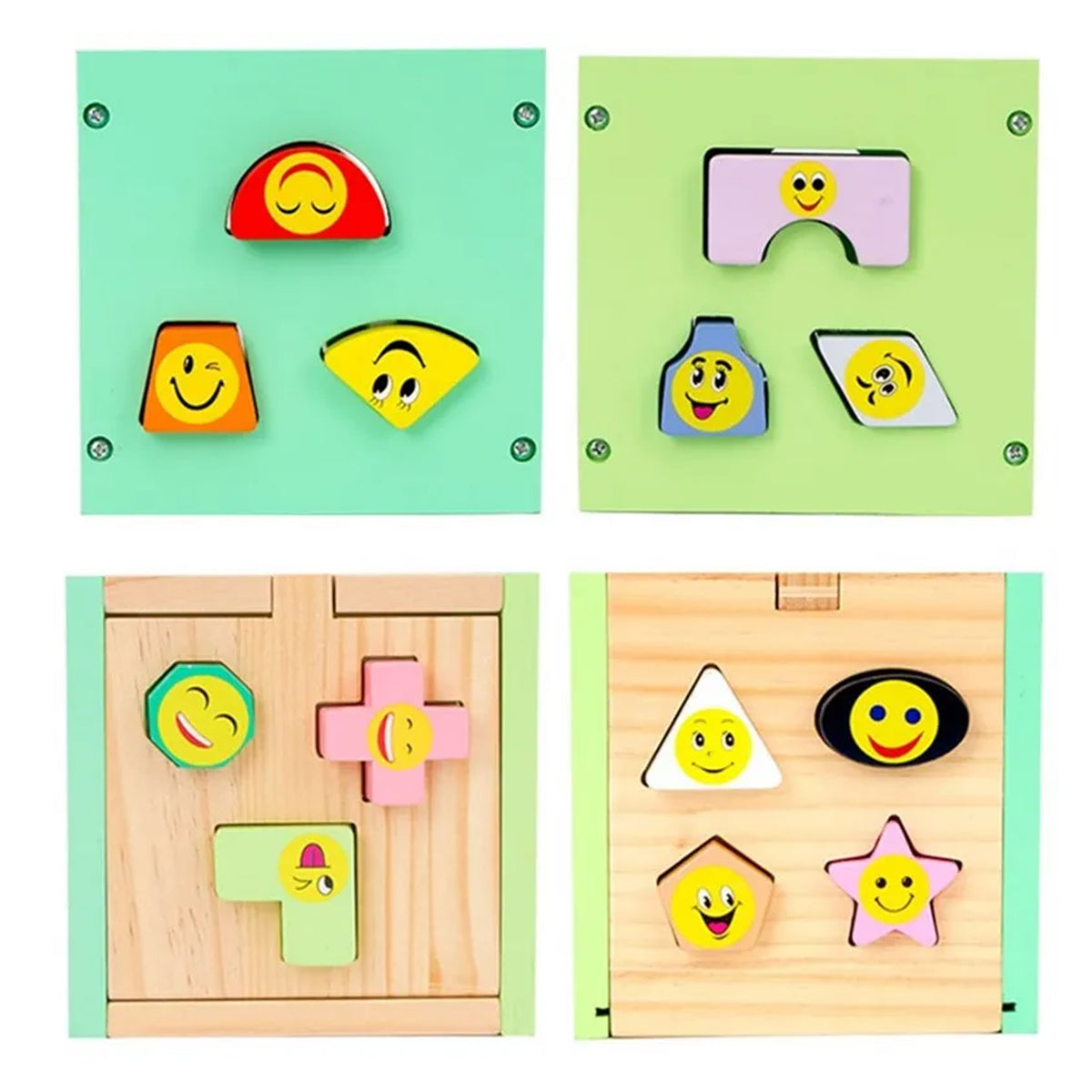 Multi Shape Sorter Wooden Block Box Online in Pakistan – Snug N' Play