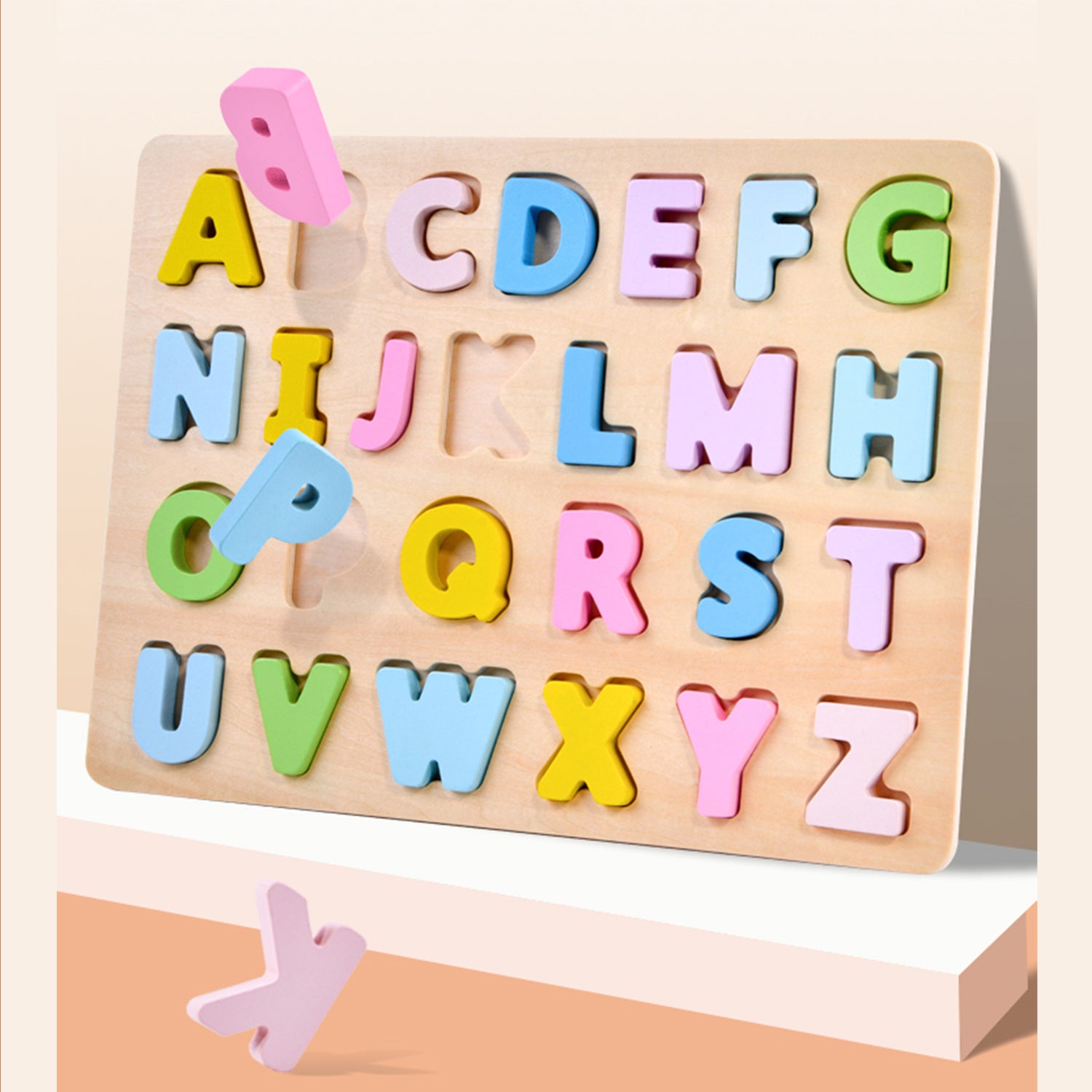 Wooden Alphabet Puzzle Toy for Toddlers Toy in Pakistan – Snug N' Play