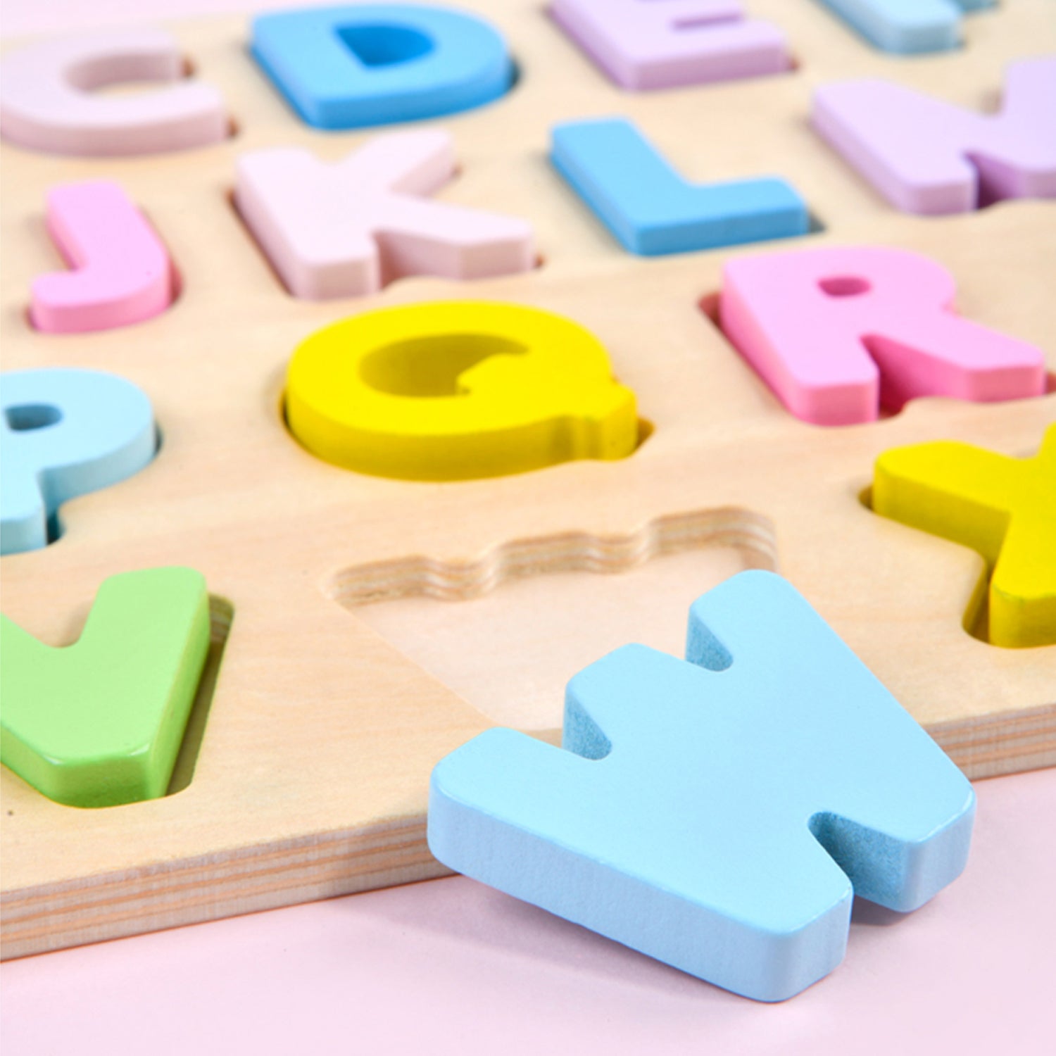 Wooden Alphabet Puzzle Toy for Toddlers Toy in Pakistan – Snug N' Play